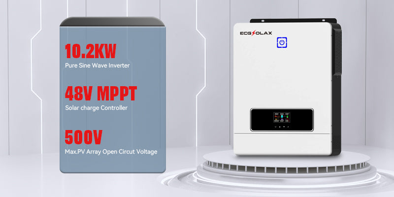 48V hybrid solar inverter 10200watt power inverter for home – ECGSOLAX