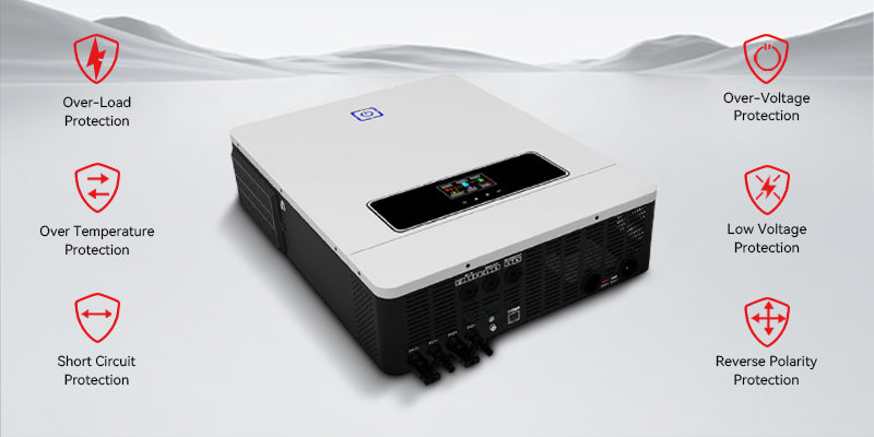 48V hybrid solar inverter 10200watt power inverter for home – ECGSOLAX