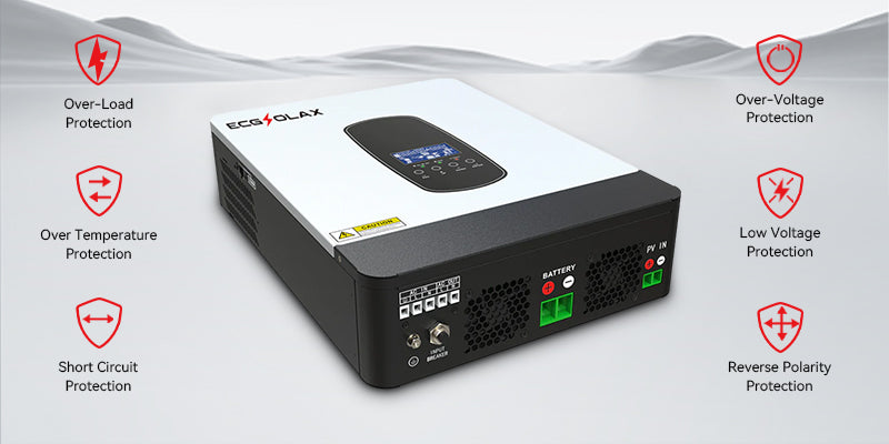 3000W DC 24V AC 220V All-in-One MPPT Solar Inverter Charger – ECGSOLAX