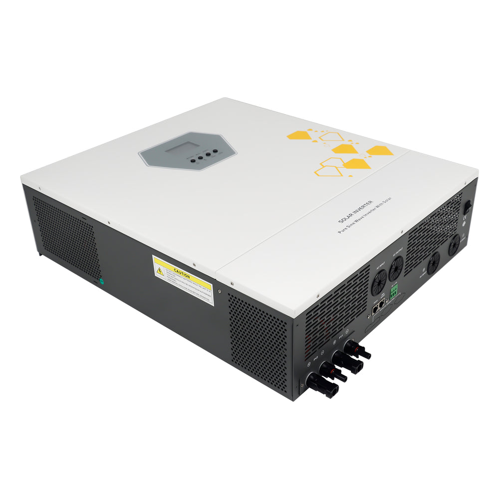 11000W 48VDC 220VAC Hybrid Solar Inverter Dual MPPT tracker plus Paral ...