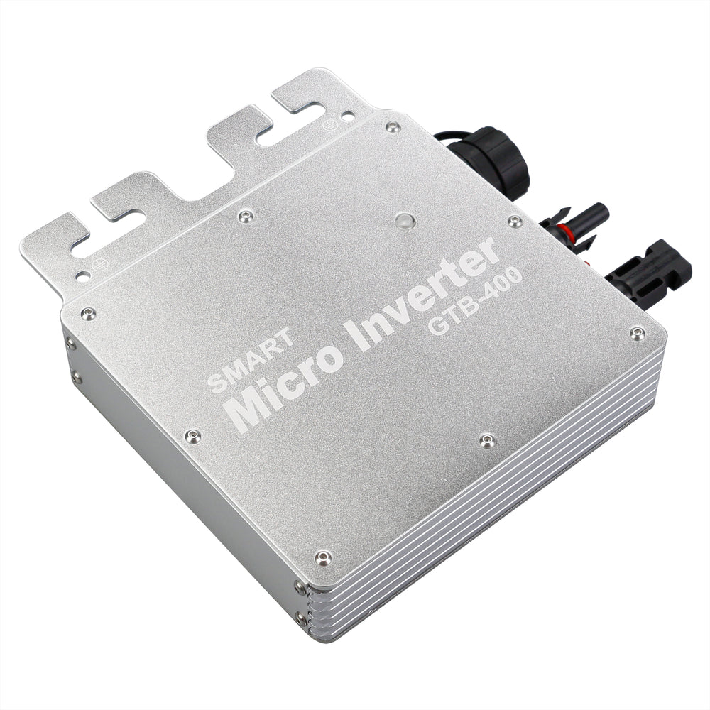 400W AC 220V On-Grid Micro Solar Inverter Single Phase - Silver – ECGSOLAX